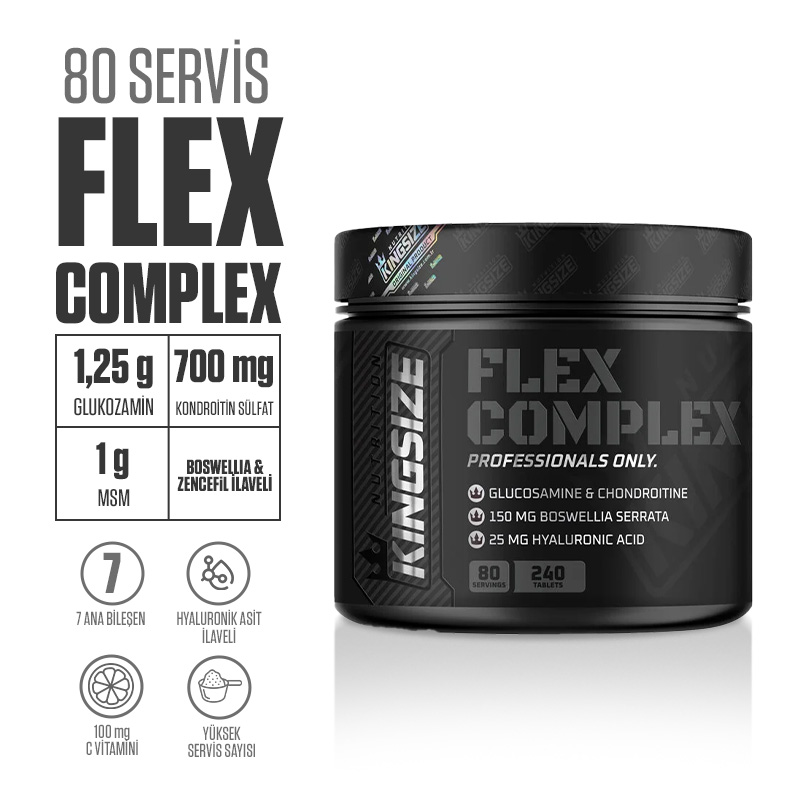 Kingsize Nutrition Flex Complex 240 Tablet | Supplementler