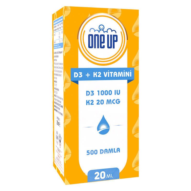 One Up D3 + K2 Vitamini 20 mL Damla | Supplementler