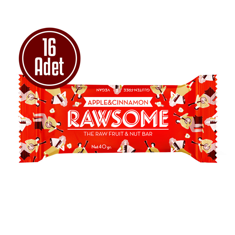 Rawsome Meyve Bar 40 Gr 16 Adet | Supplementler