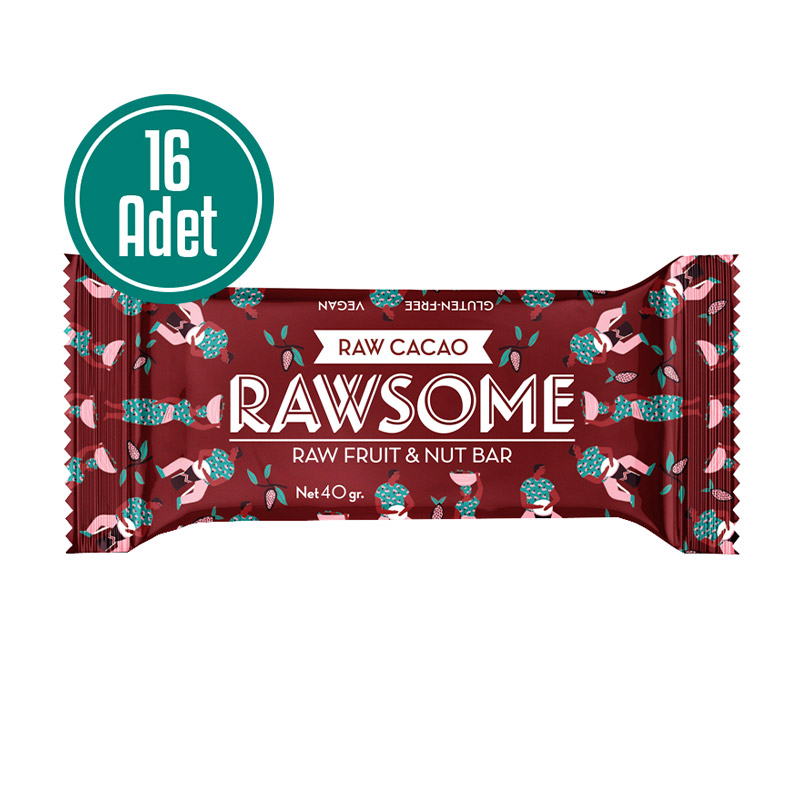 Rawsome Meyve Bar 40 Gr 16 Adet | Supplementler